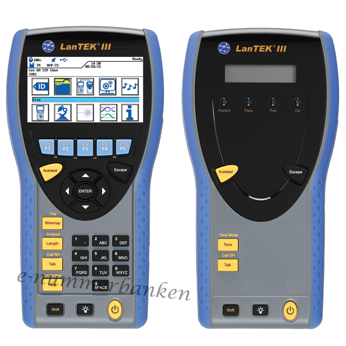 E-nummer 42 016 09 - Nätverkstestare LanTEK III-500 - Elma Instruments AB