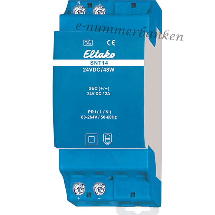 E-nummer 52 403 02 - Spänningsaggregat 24V/48W - Eltako GmbH