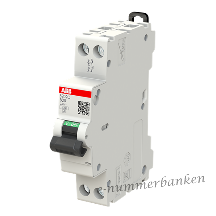 E-nummer 21 015 79 - MINIBRYTARE S202C-B25 E - ABB Electrification ...