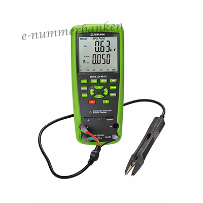 E-nummer 42 006 23 - Multimeter ELMA 6400 LCR METER - Elma Instruments AB